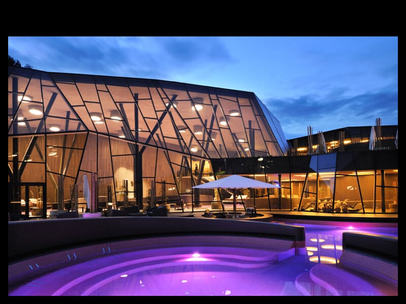 Luxury spa center in Slovenia: Wellness Orhidelia - Interior Design ...