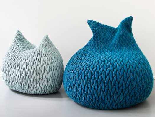 Charming Pouf with Original Shapes by Aleksandra Gaca – Interior Design ...