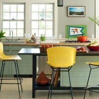 Choosing the Perfect Colour of Bar Stools for Your Kitchen - Interior ...